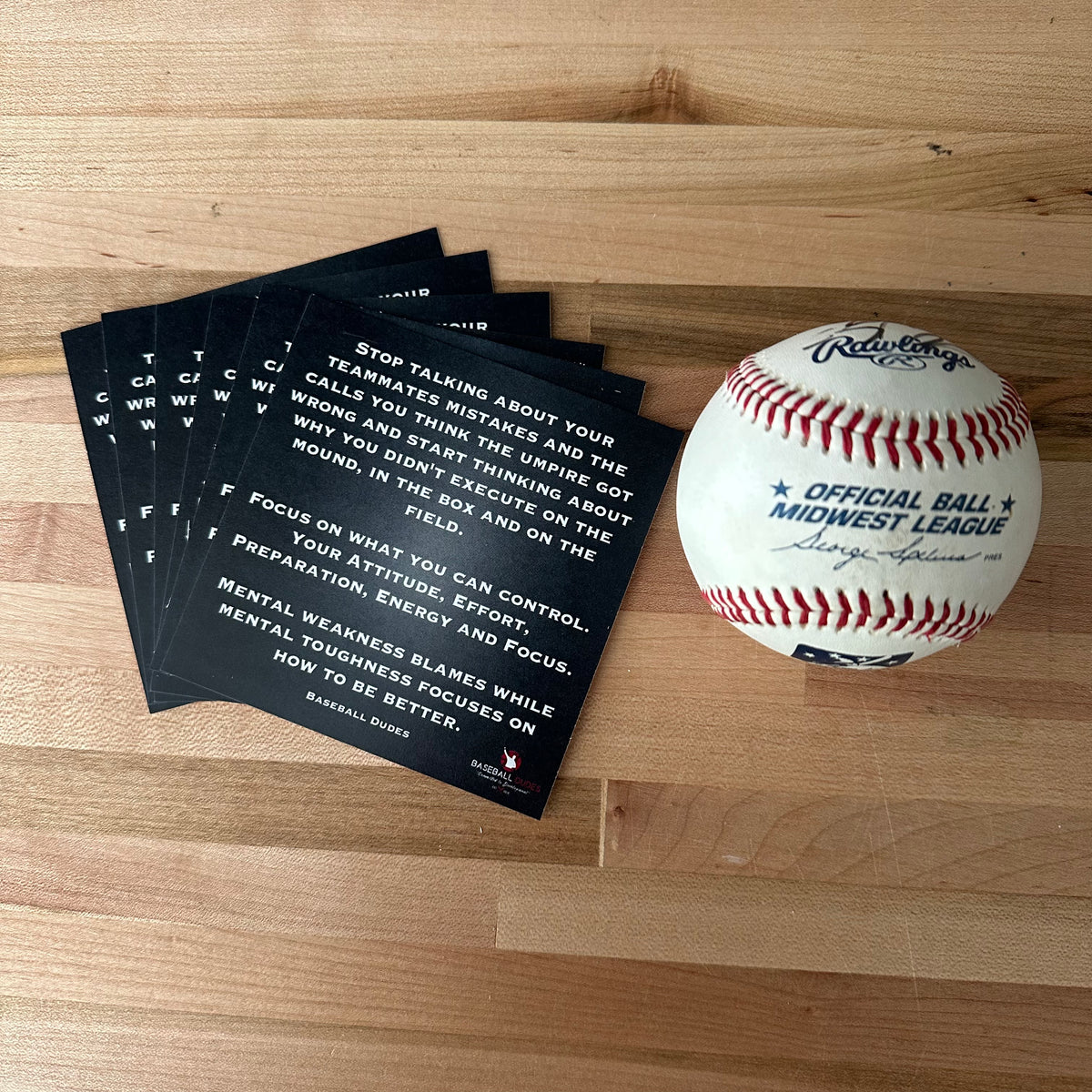 MINI Mental Toughness Poster – Baseball Dudes