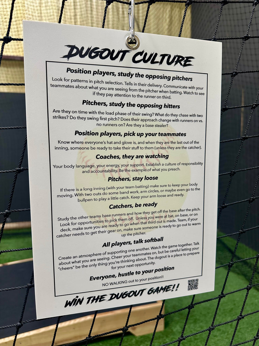 Dugout Culture Poster (Softball Version) – Baseball Dudes