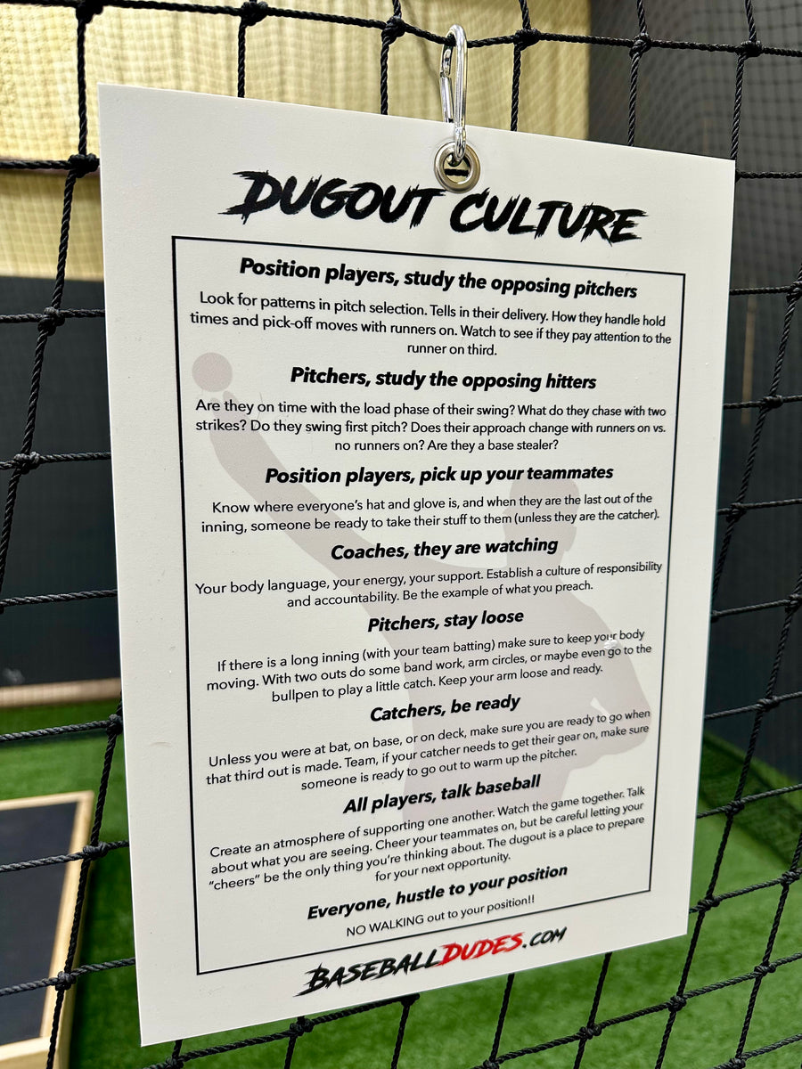 Dugout Culture Poster – Baseball Dudes